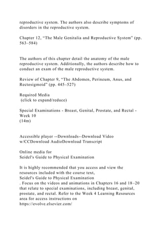 Assignment Lab Assignment Assessing the Genitalia and Rectum.docx