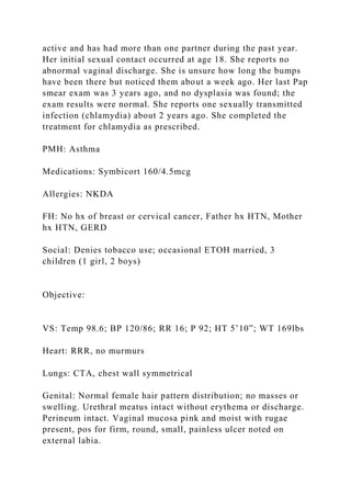 Assignment Lab Assignment Assessing the Genitalia and Rectum.docx