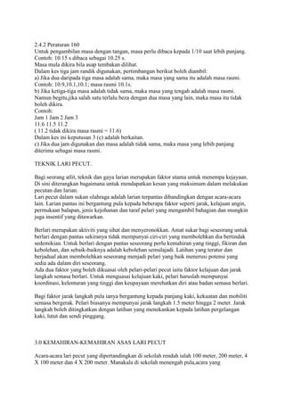 Assignment lari pecut | PDF