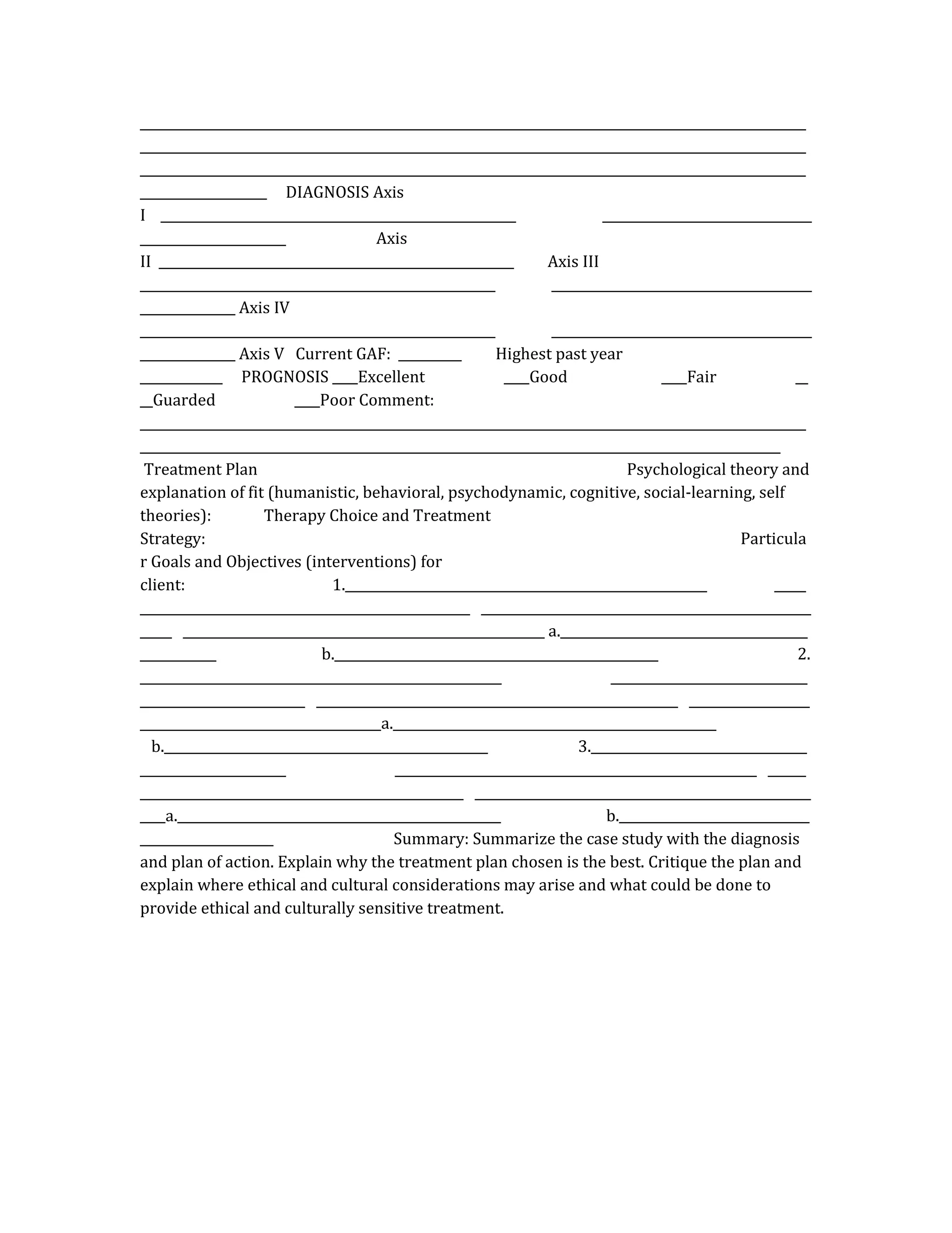 Assignment LASA Assessment and Treatment Plan.docx