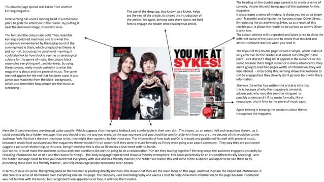 Magazine Assignment Final | PPTX | Music | Entertainment