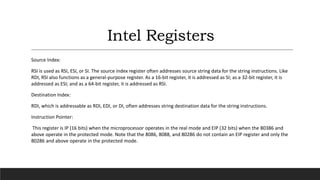 Microprocessor 8086 | PPTX | Operating Systems | Computer Software and Applications