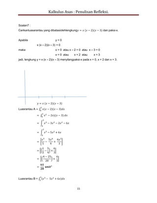 Assignment math ; kalkulus asas | DOCX