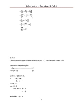 Assignment math ; kalkulus asas | DOCX