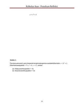 Assignment math ; kalkulus asas | PDF