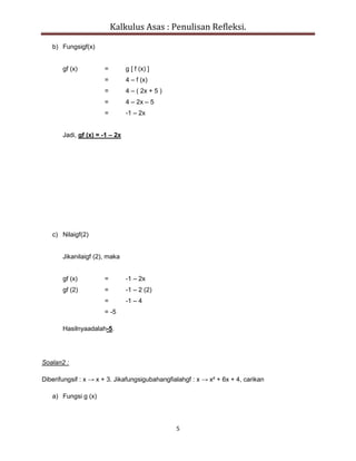 Assignment math ; kalkulus asas | DOCX