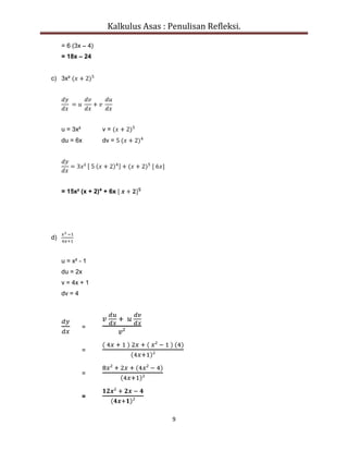 Assignment math ; kalkulus asas | DOCX