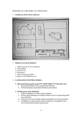ASSIGNMENT MESIN EDM WIRE CUT ( MPI 4013 ) | DOCX