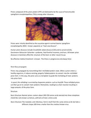 virus culturing and prions | PDF