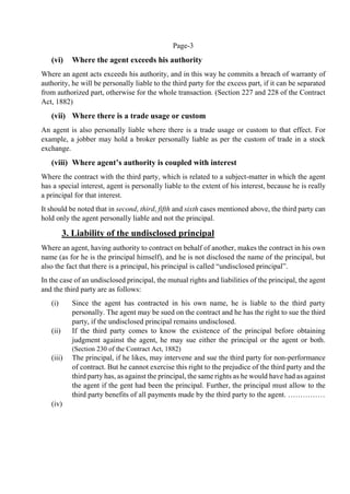 Law of Agency | Assignment | DOCX