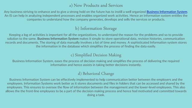 Information System Is A Competitive Weapon information-system-is-a-competitive-weapon