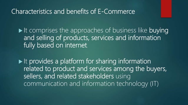 E-Commerce Prospect and Challenges in Bangladesh | PPT