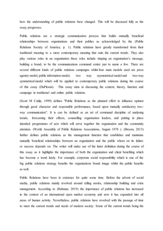 Assignment models public relations quotes | PDF