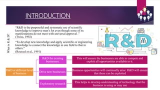 Monitoring R&D functions | PPT