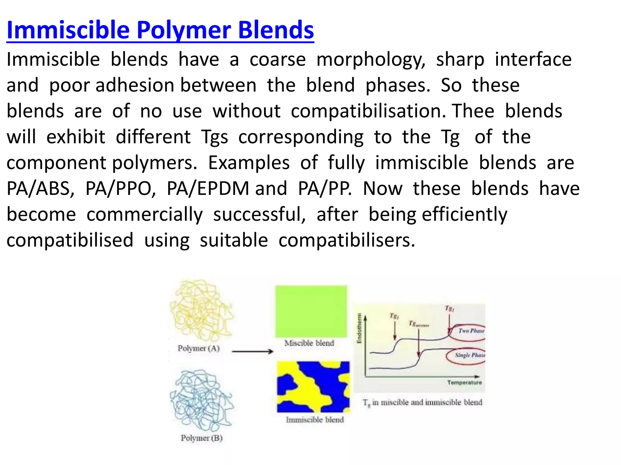 Miscibility and Thermodynamics of Polymer Blends | PPTX