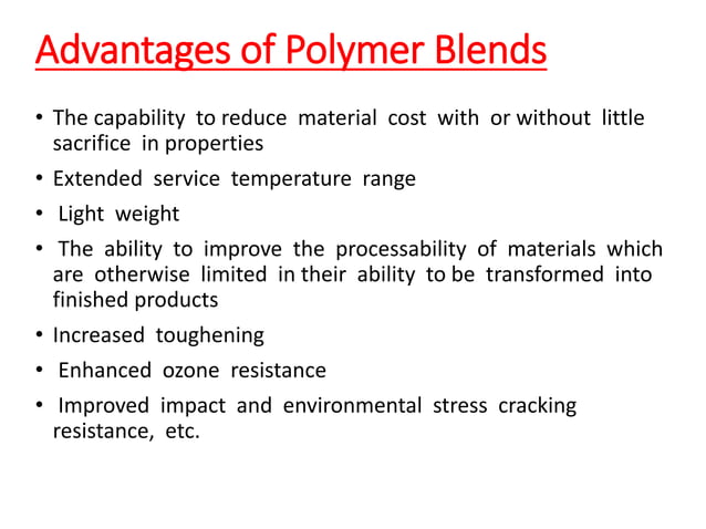 Miscibility and Thermodynamics of Polymer Blends | PPTX | Physics | Science