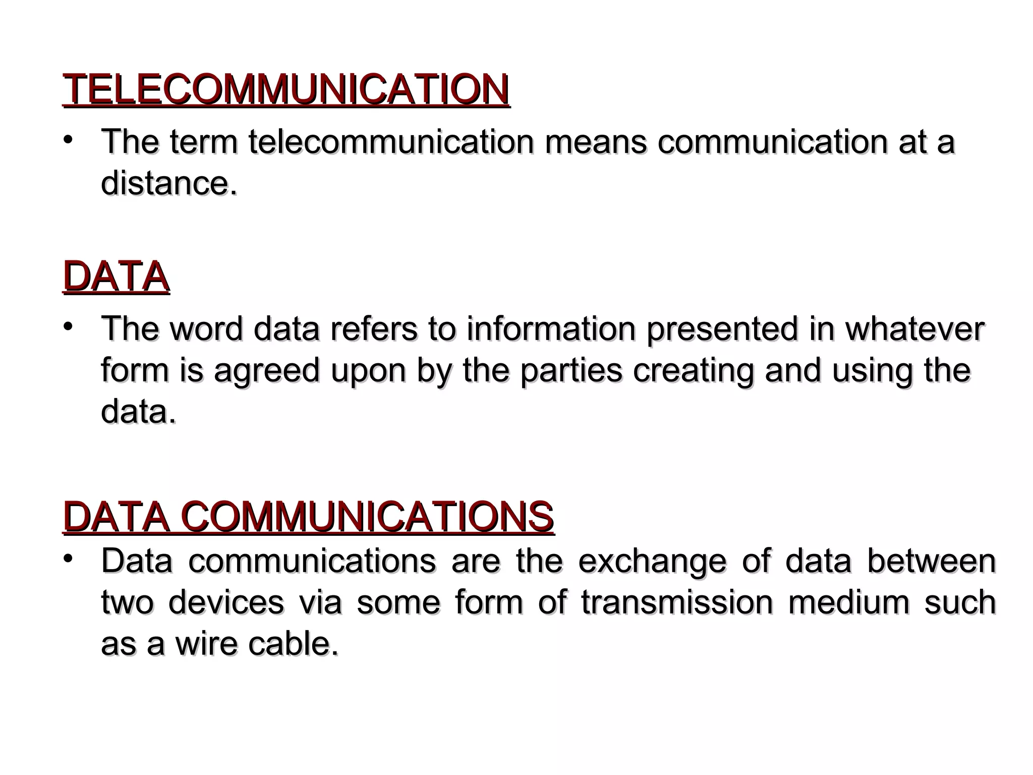 Data Communication-1 | PPT