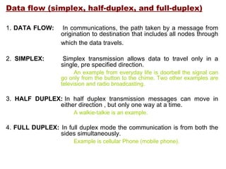 Data Communication-1 | PPT | Computer Networking | Computing