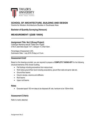 measurement tadika Assignment no.2 | PDF