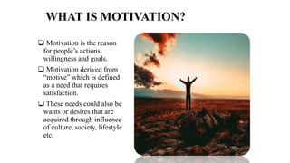 WHAT IS MOTIVATION? | PPTX