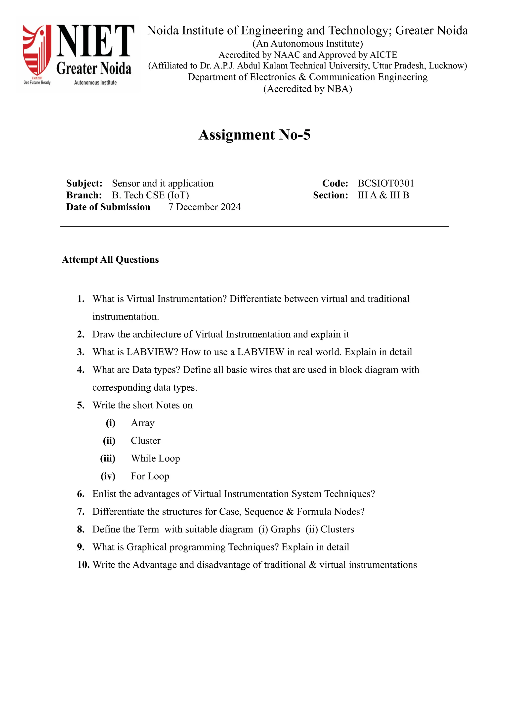 Assignment No-5 for unit 1 .pdf