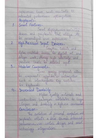 1. About the basic knowledge of compluter | PDF