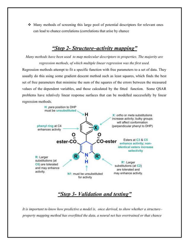 QSAR quantitative structure activity relationship | PDF | Chemistry ...