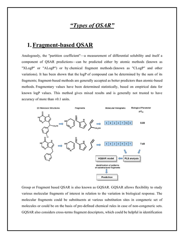QSAR quantitative structure activity relationship | PDF | Chemistry | Science
