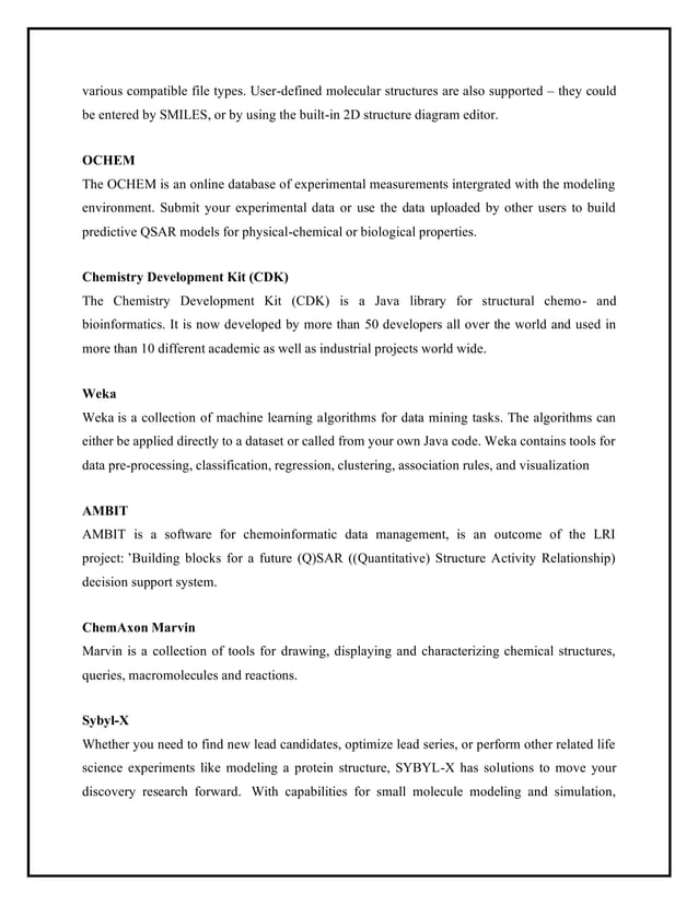 QSAR quantitative structure activity relationship | PDF | Chemistry | Science