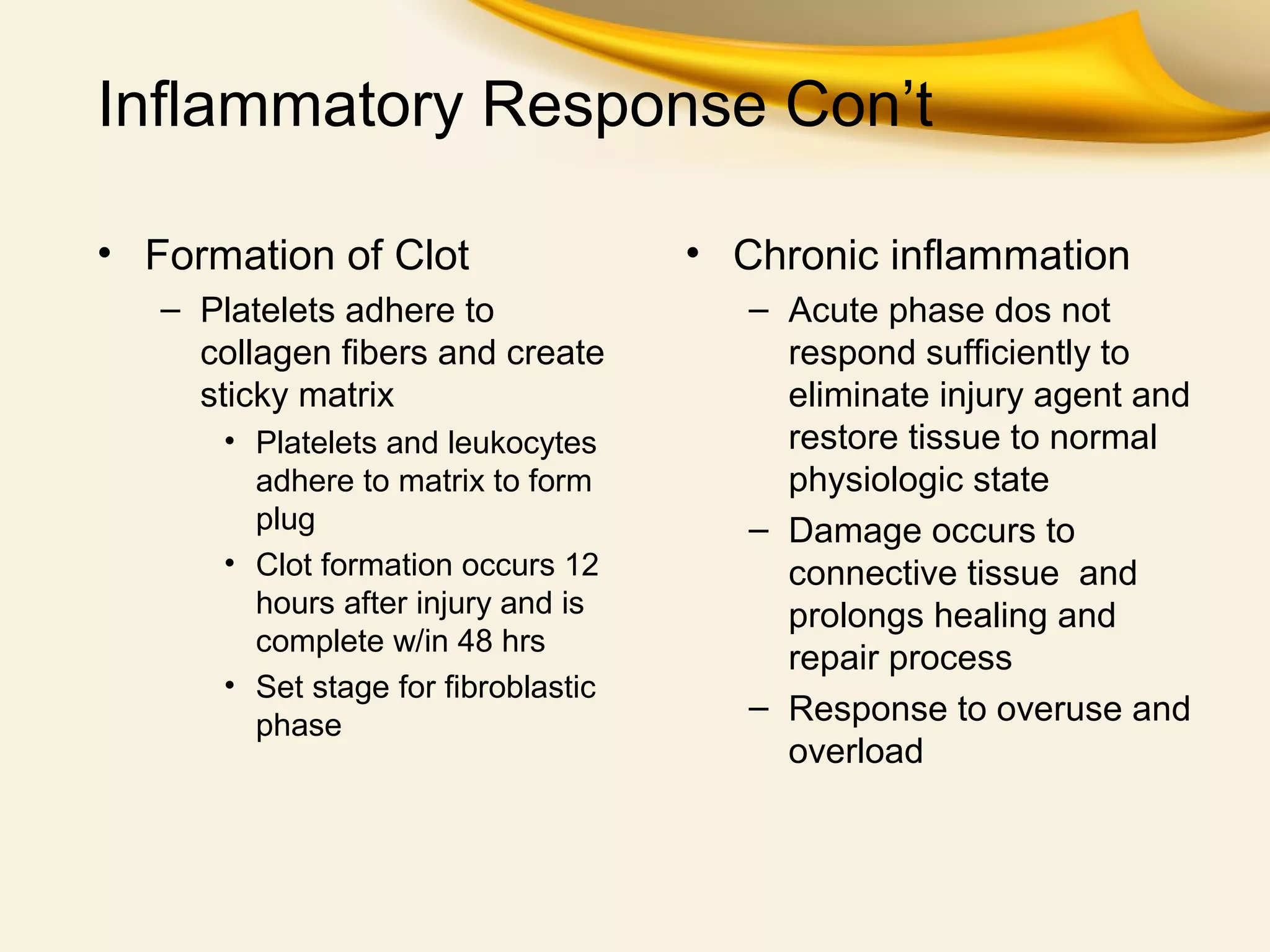 Muscle Injury , Inflammation & repair | PPT