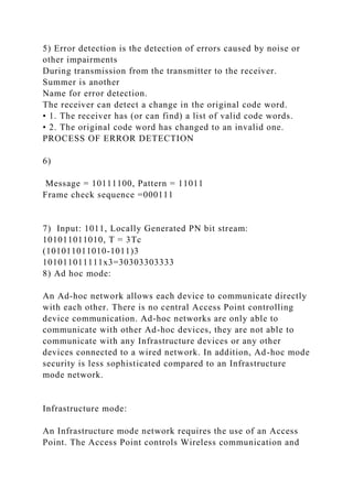 Assignment No 2 1. Convert the binary data 011010” into a.docx