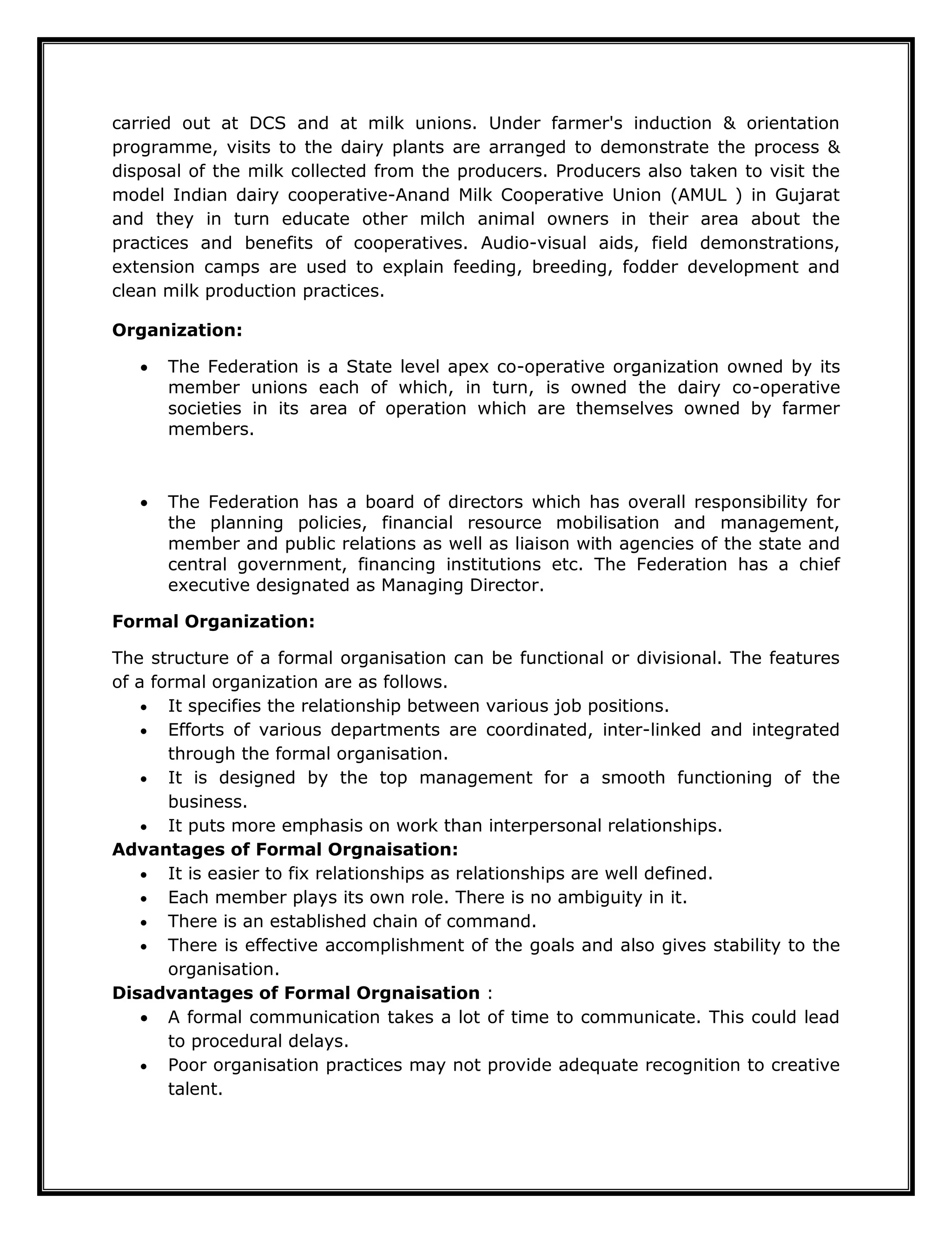 Formal & Informal Organisation structure with example | PDF
