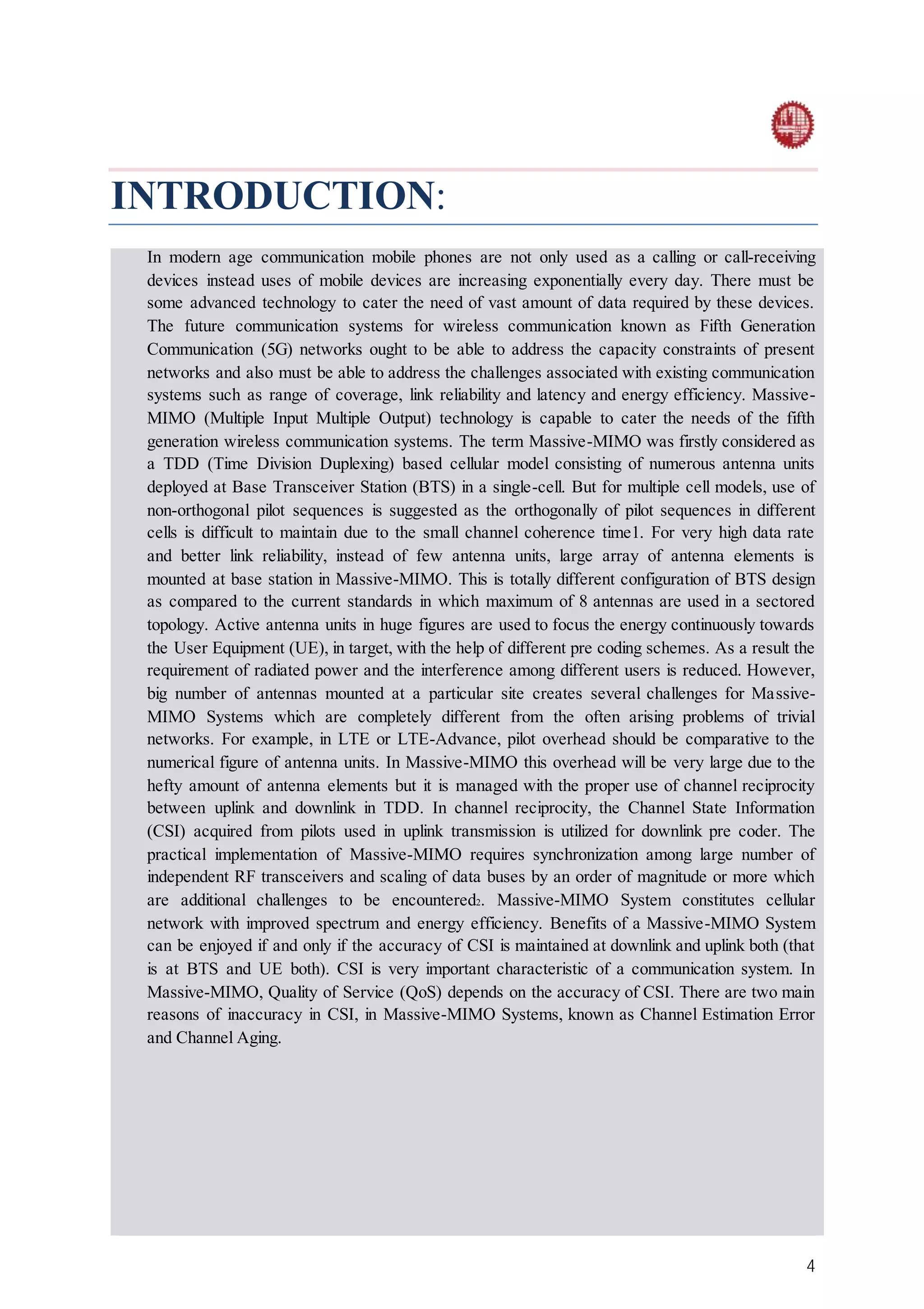 Assignment Of 5G Antenna Design Technique | PDF | Internet | Computing