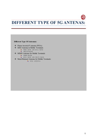 Assignment Of 5G Antenna Design Technique | PDF | Internet | Computing