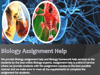 Assignment Of Biology | PPT
