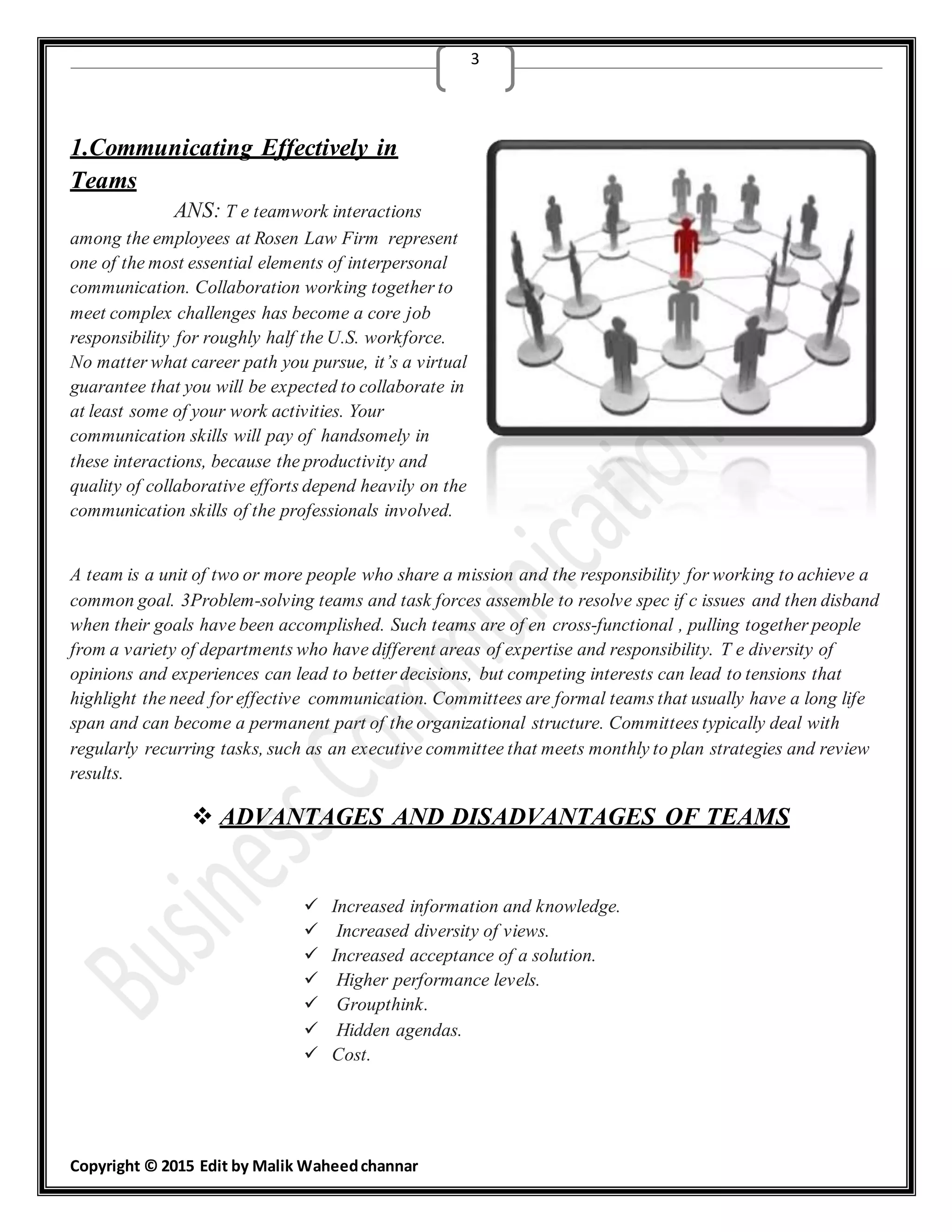 Mastering team skills | DOCX