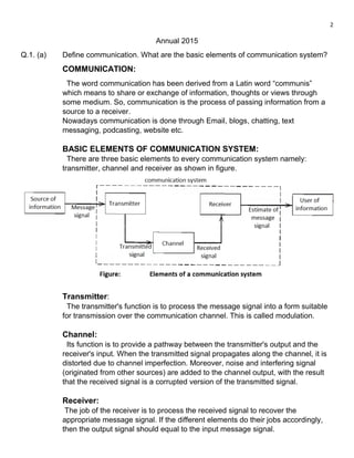 Communication Engineering | PDF