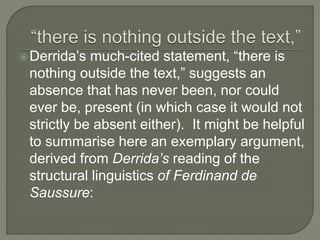 Assignment of critical theory in the light of the discussion of the ...