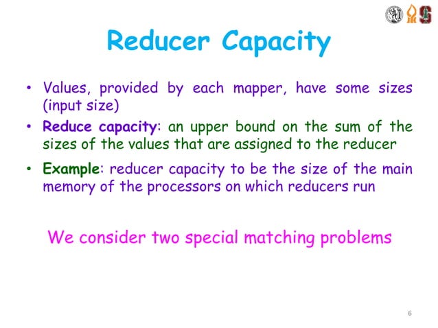 Assignment of Different-Sized Inputs in MapReduce | PPT