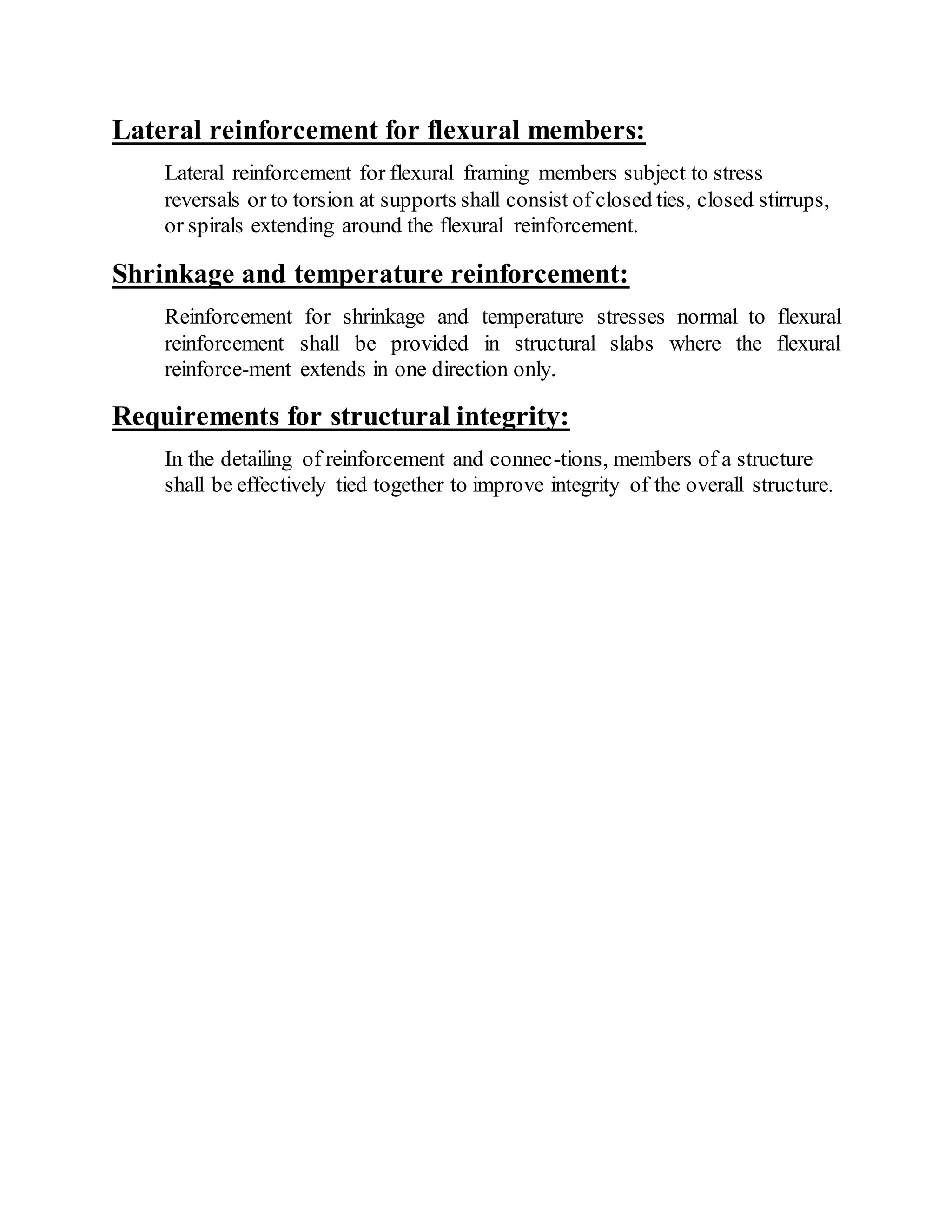 Details of REINFORCEMENT Summary | DOCX