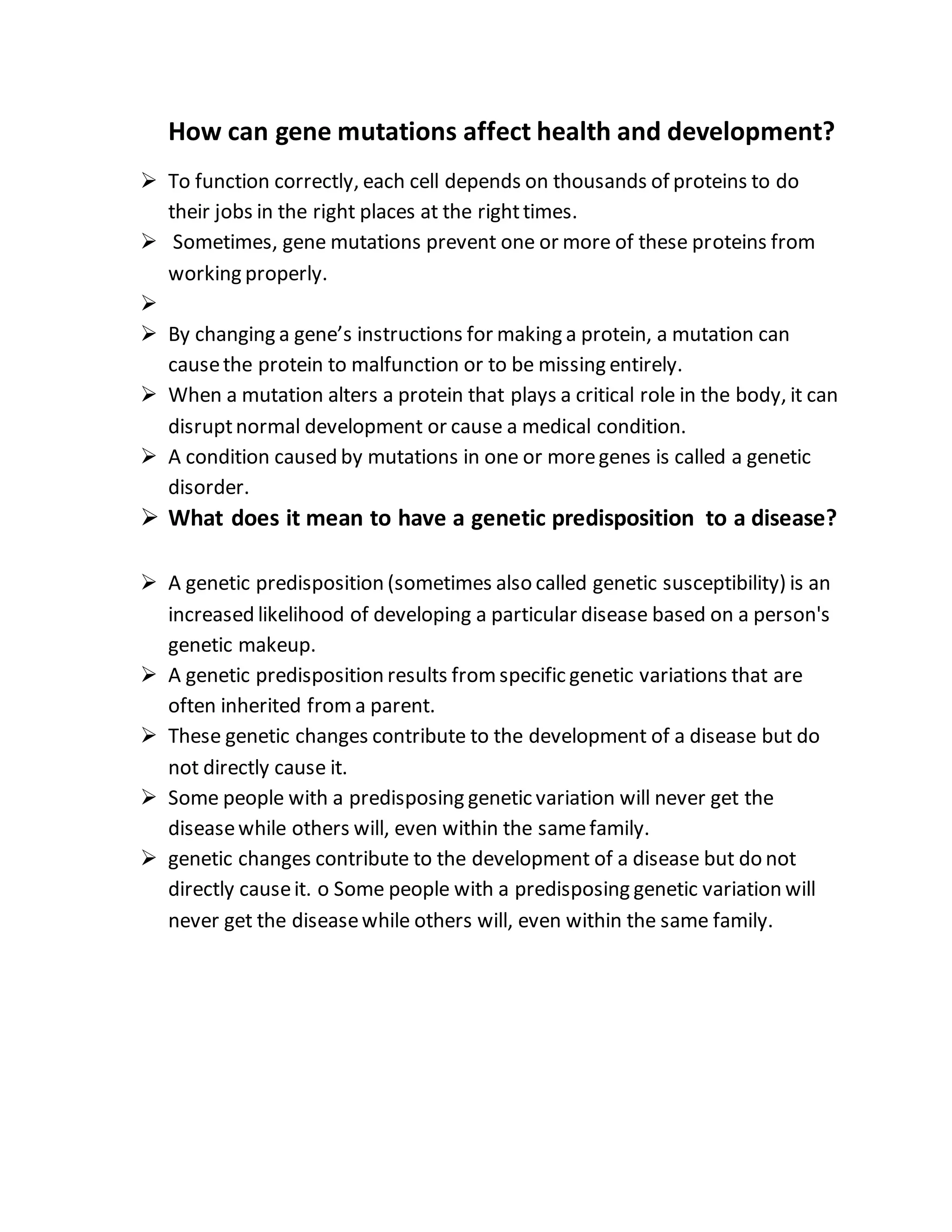 MUTATION TOPIC of geneticsii | PDF