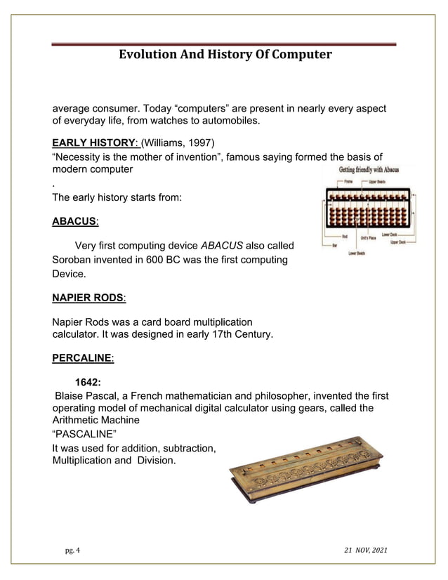 Assignment of History of Computer(F21-1872).pdf | Computing | Technology & Computing