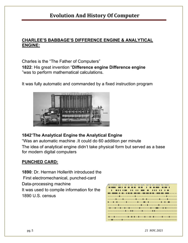 Assignment of History of Computer(F21-1872).pdf | Computing | Technology & Computing