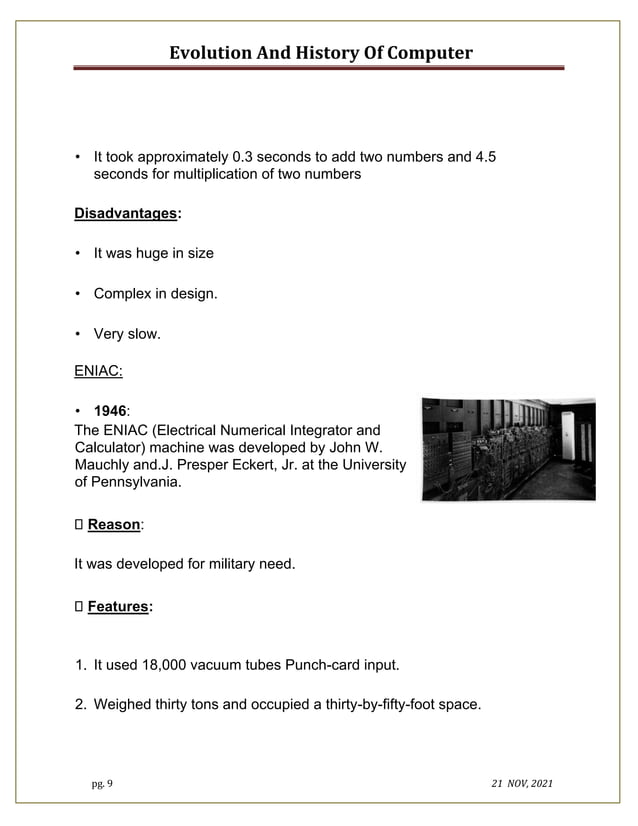 Assignment of History of Computer(F21-1872).pdf | Computing ...