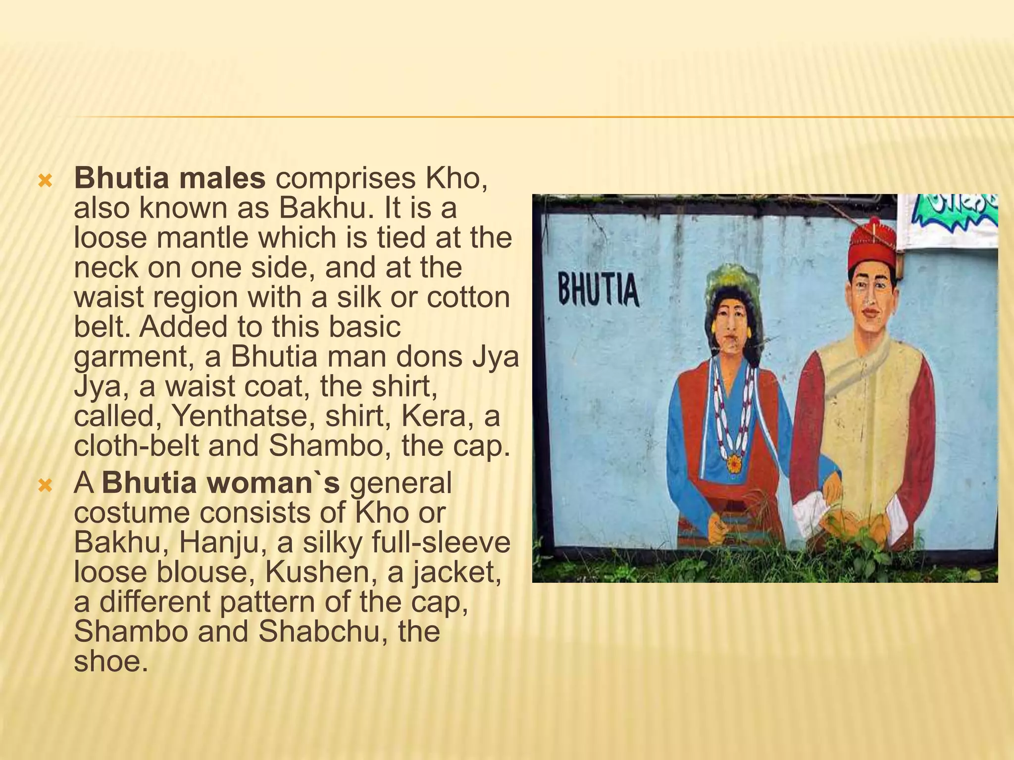 Costumes of Sikkim & manipur | PPTX