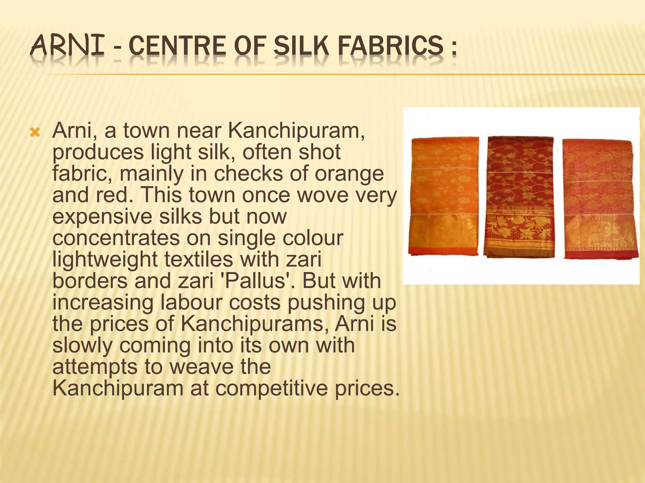 Costumes & textiles of Tamil Nadu | PPTX