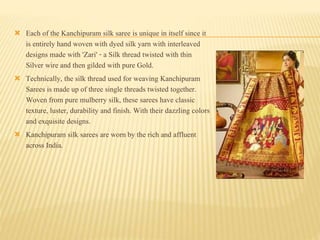 Costumes & textiles of Tamil Nadu | PPTX