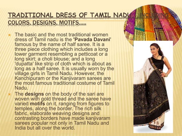 Costumes & textiles of Tamil Nadu | PPTX | Women\'s Outerwear | Women ...