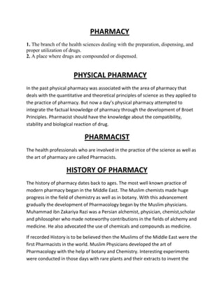 Assignment of physical pharmacy | DOCX