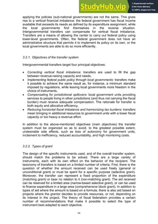 Assignment Of Responsibilities And Fiscal Federalism | PDF